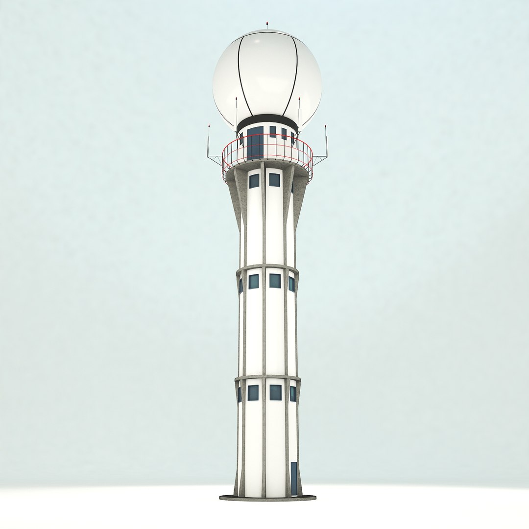 3D Model Weather Radar Tower - TurboSquid 1650253