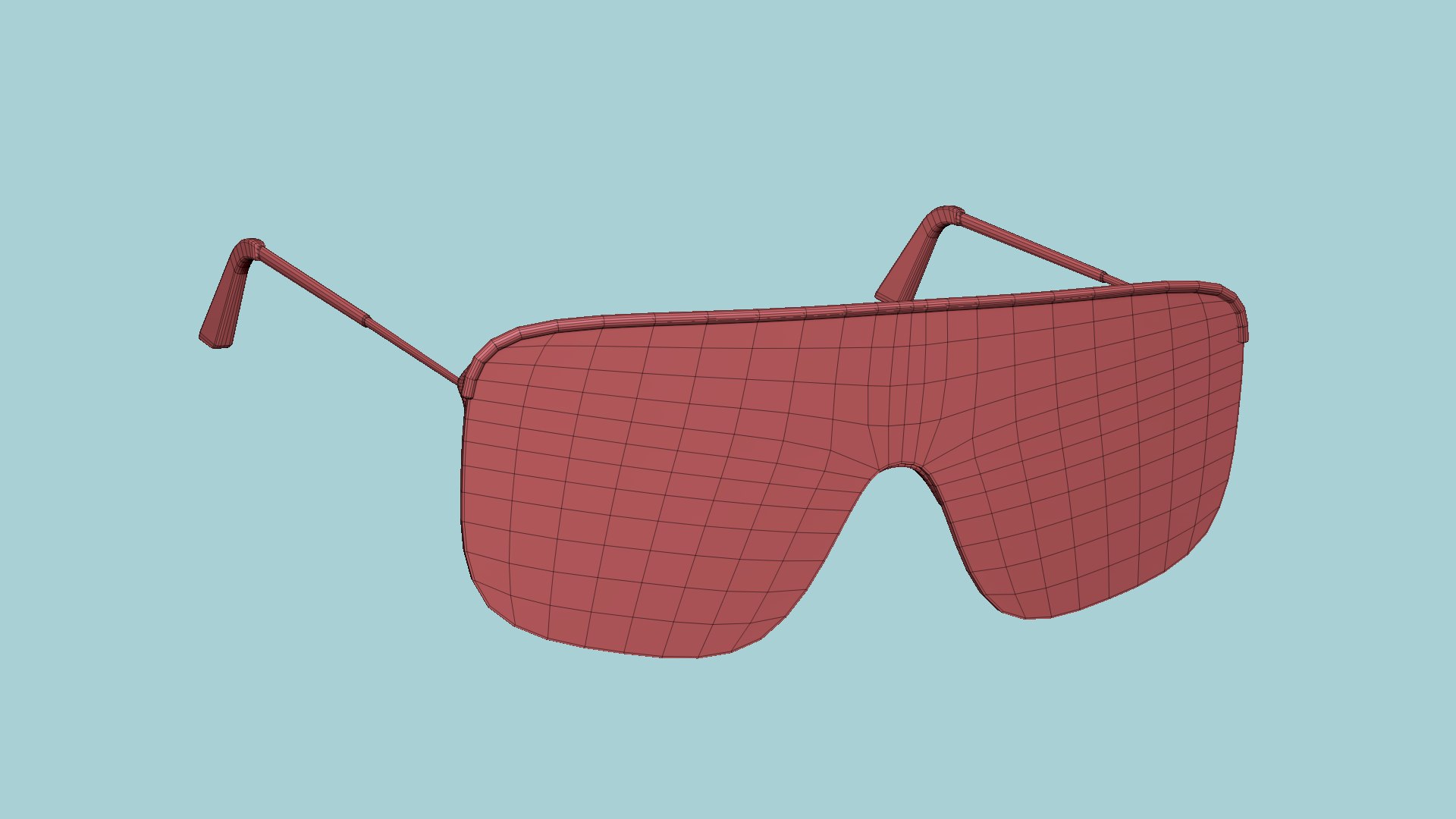 Sunglass I10 Pink Yellow - Character Design Fashion 3D Model ...