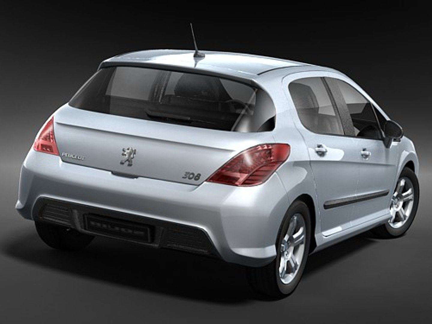 3ds Max Peugeot 308 Car
