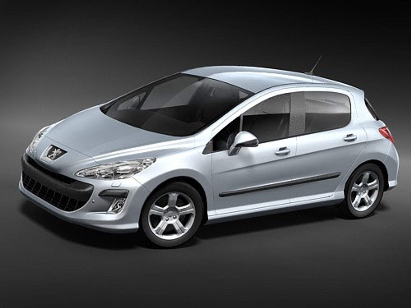 3ds Max Peugeot 308 Car