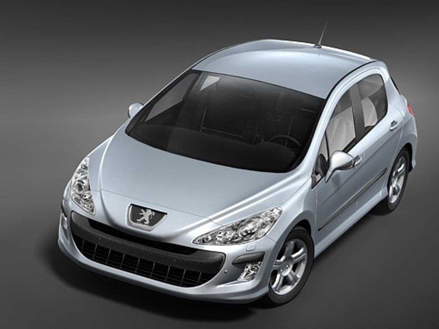 3ds Max Peugeot 308 Car