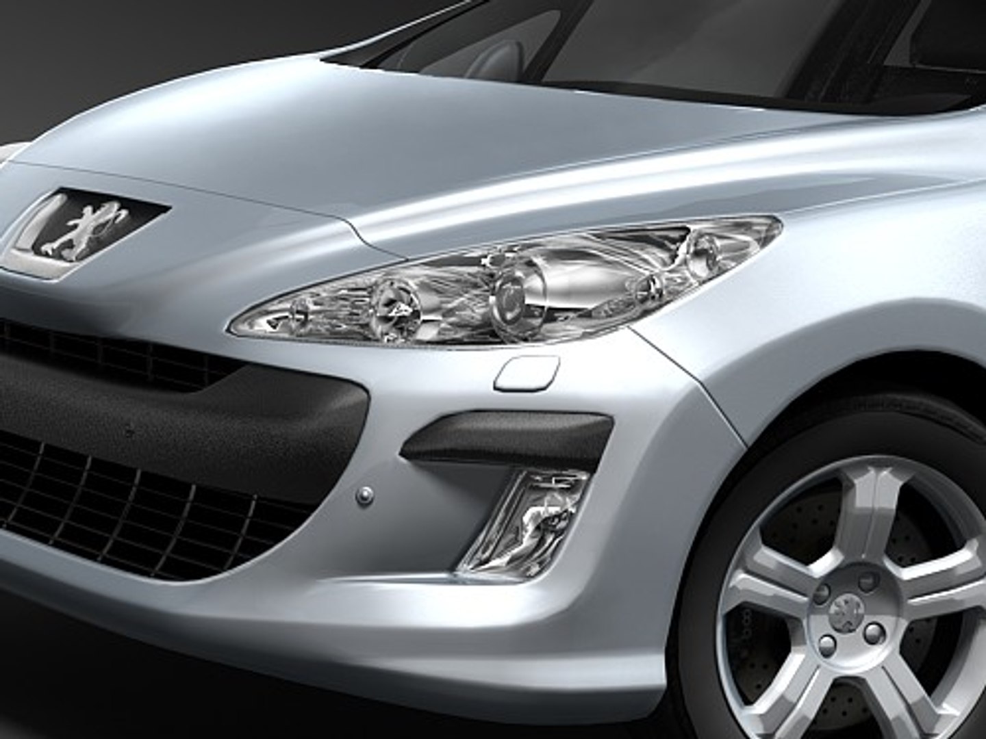 3ds Max Peugeot 308 Car
