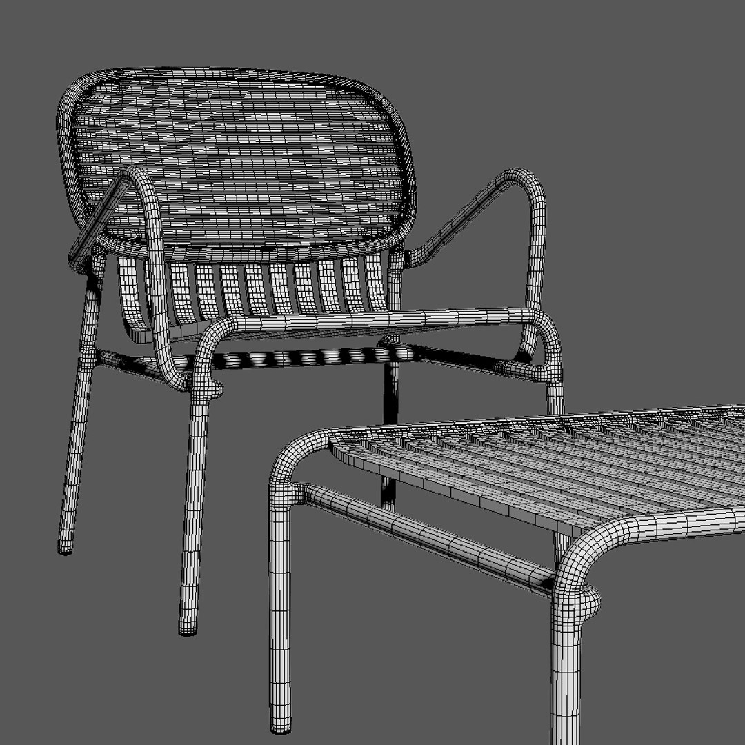 Coffee Table Outdoor 3D - TurboSquid 1406648