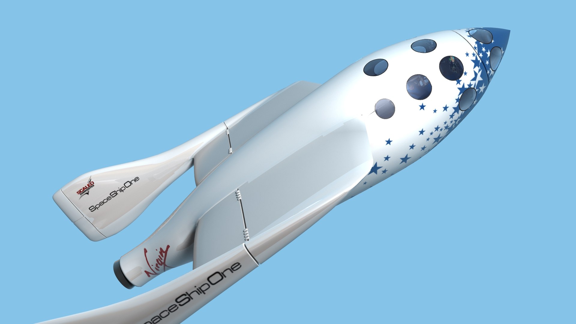 Spaceship One 3D model - TurboSquid 1942323