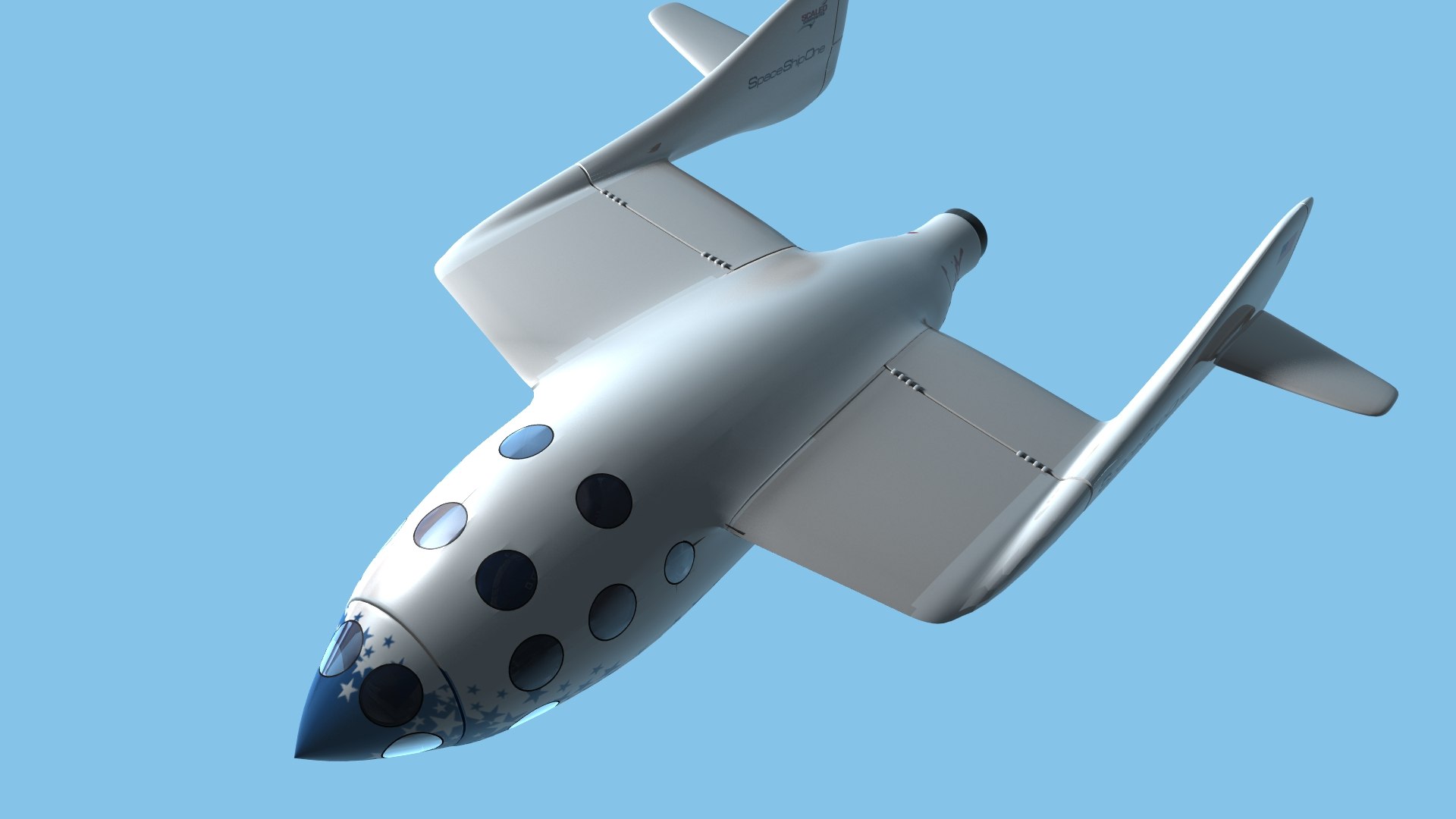 Spaceship One 3D model - TurboSquid 1942323