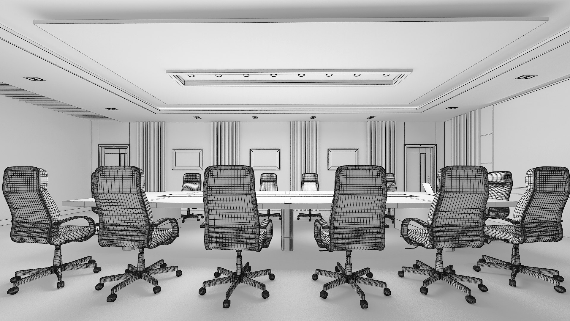 Conference Room 06 3D Model - TurboSquid 2144020