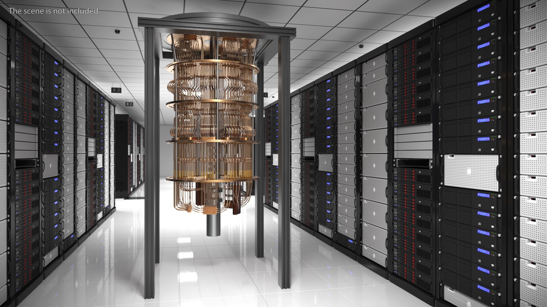 3D Quantum Computer Model - TurboSquid 2421900