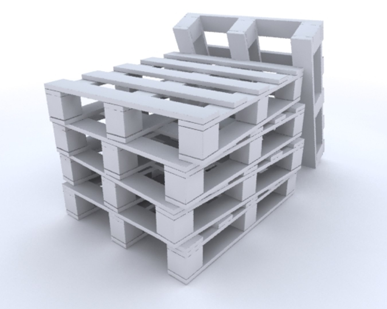 3d model pallet