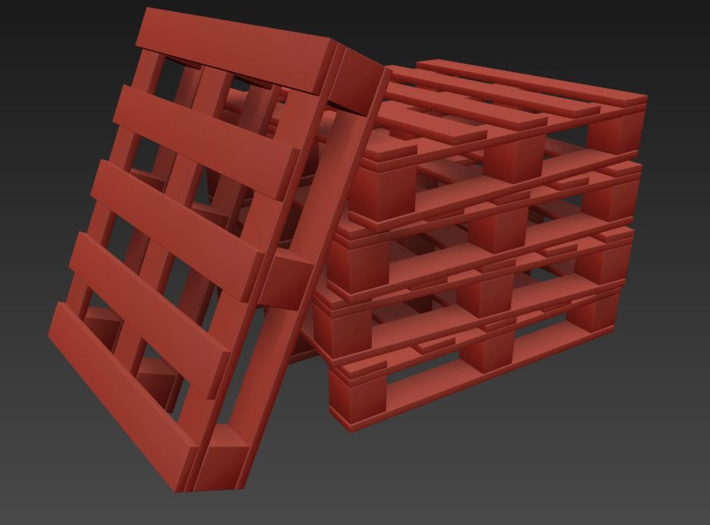 3d model pallet