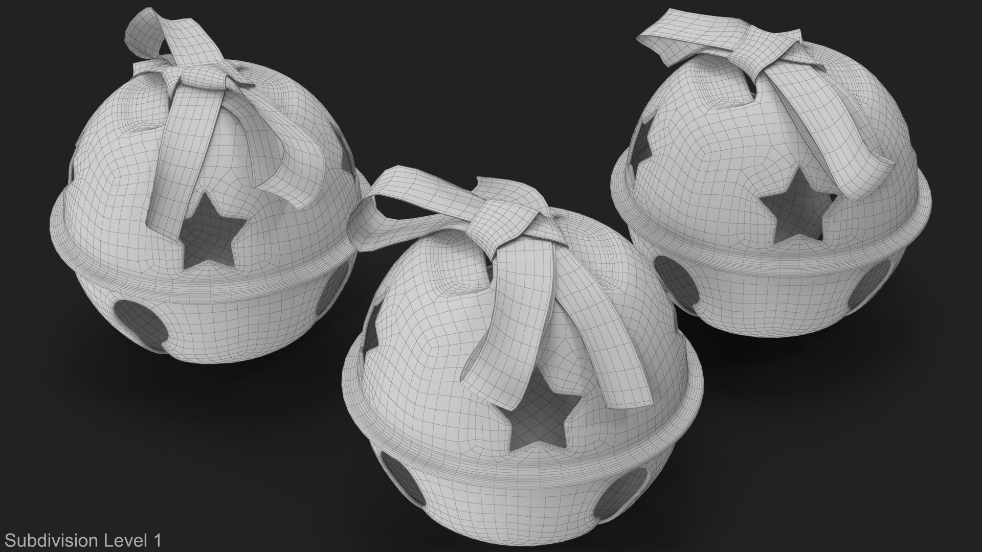Jingle bells 3 3D model - TurboSquid 1552401
