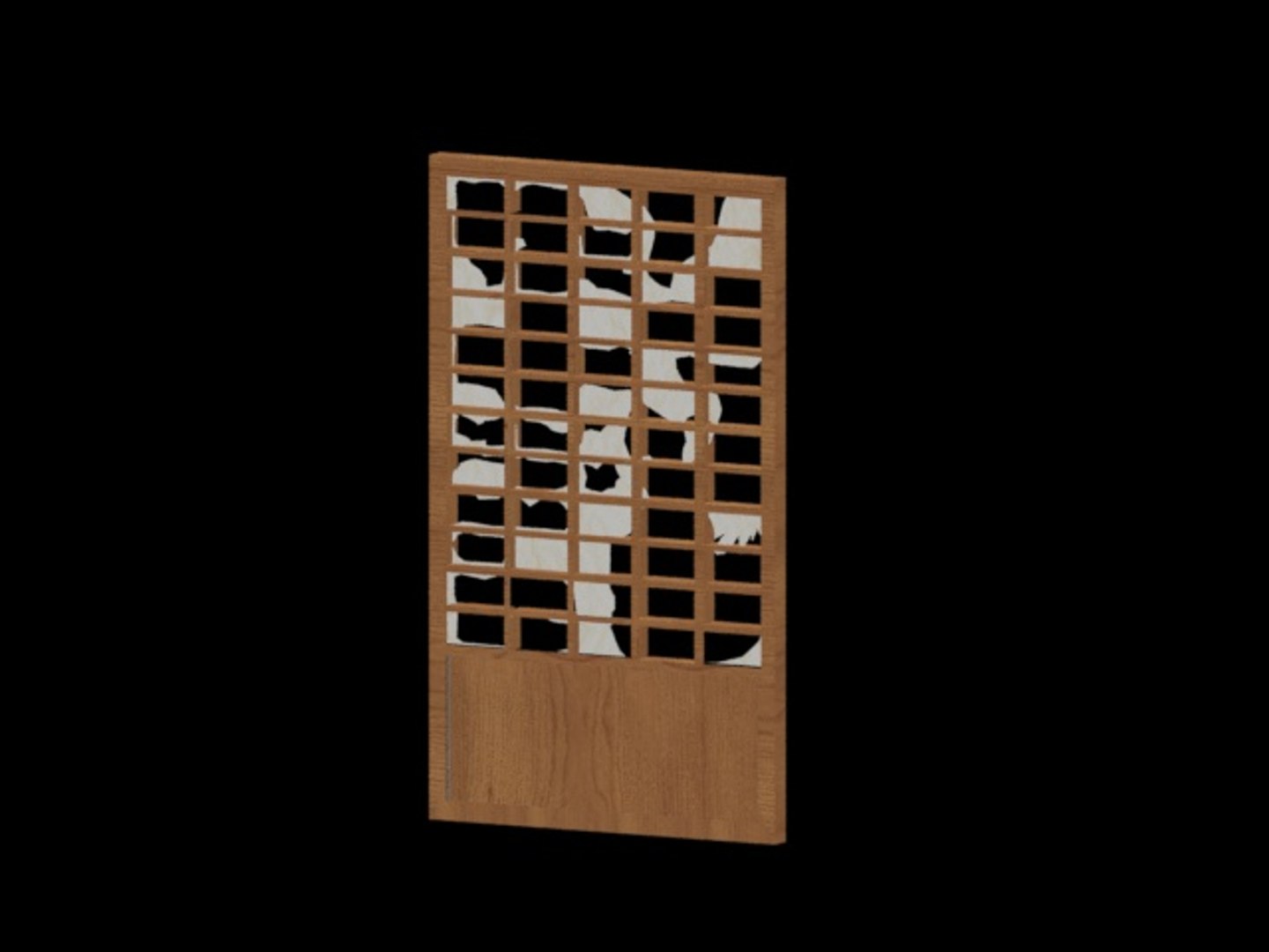 Japanese Shoji 3d Model