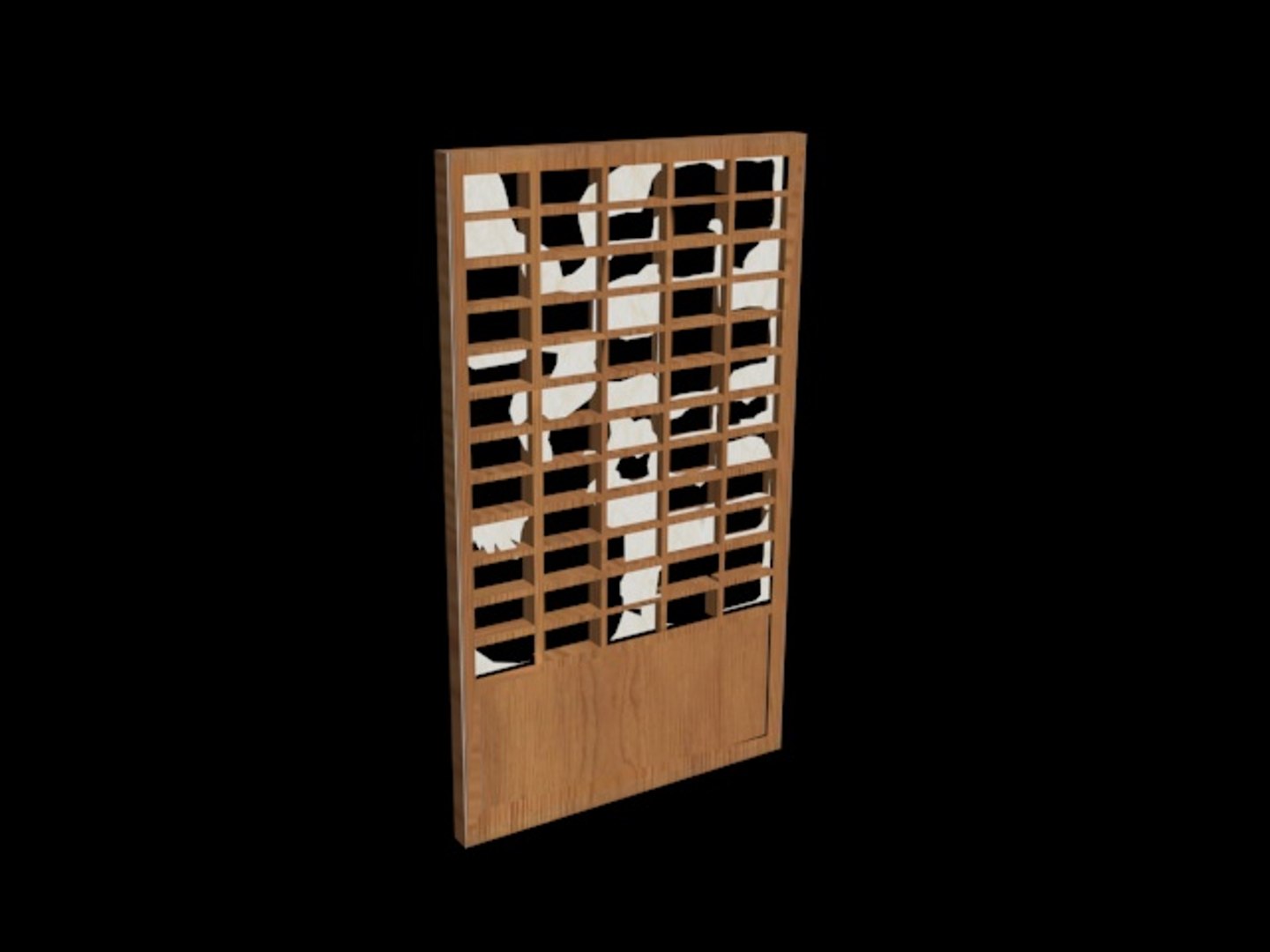Japanese Shoji 3d Model