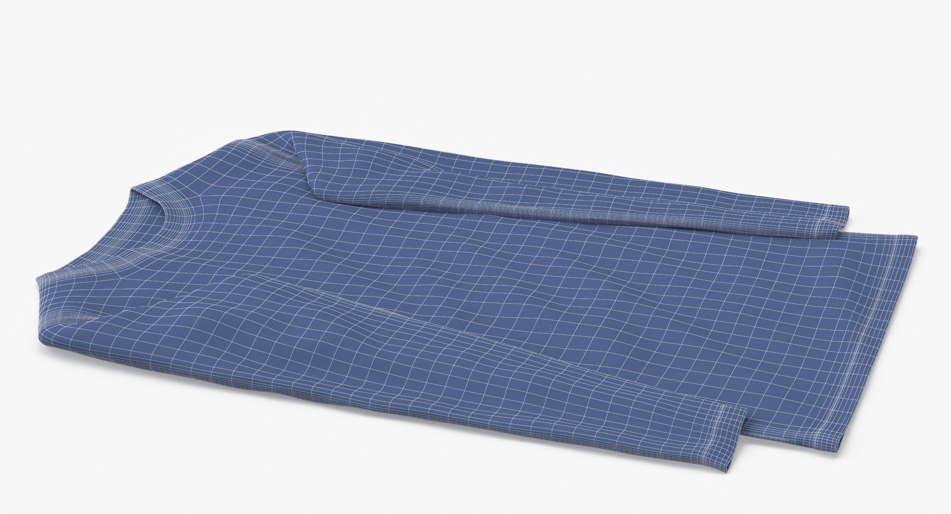 3D Long Sleeve Flat Female Crew Neck Pose 02 Blank And Branded Model ...