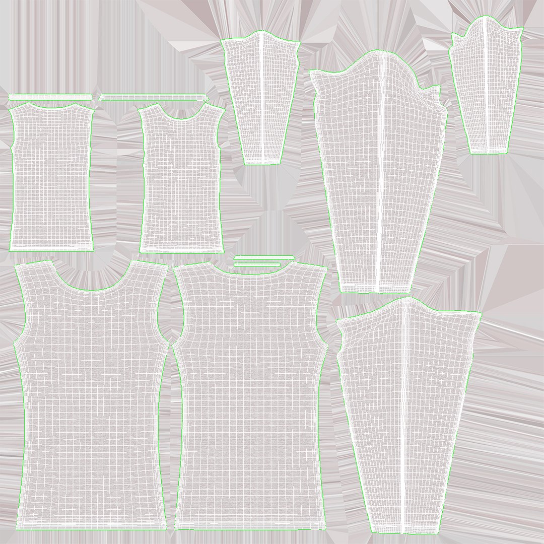 3D Long Sleeve Flat Female Crew Neck Pose 02 Blank And Branded Model ...