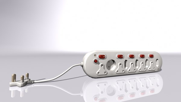 Multi-plug switches 3D - TurboSquid 1389368