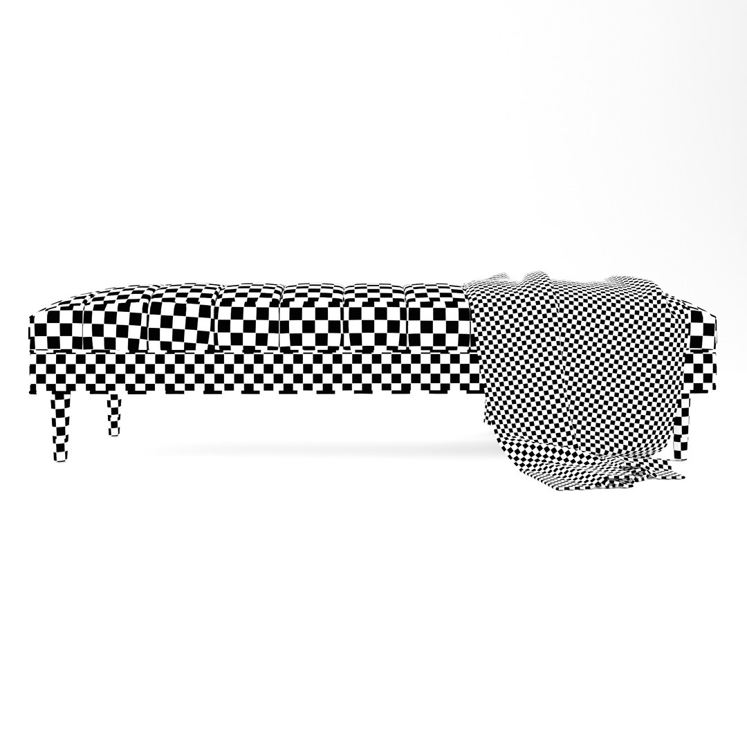3D Evadine Ottoman Bench Model - TurboSquid 1517427