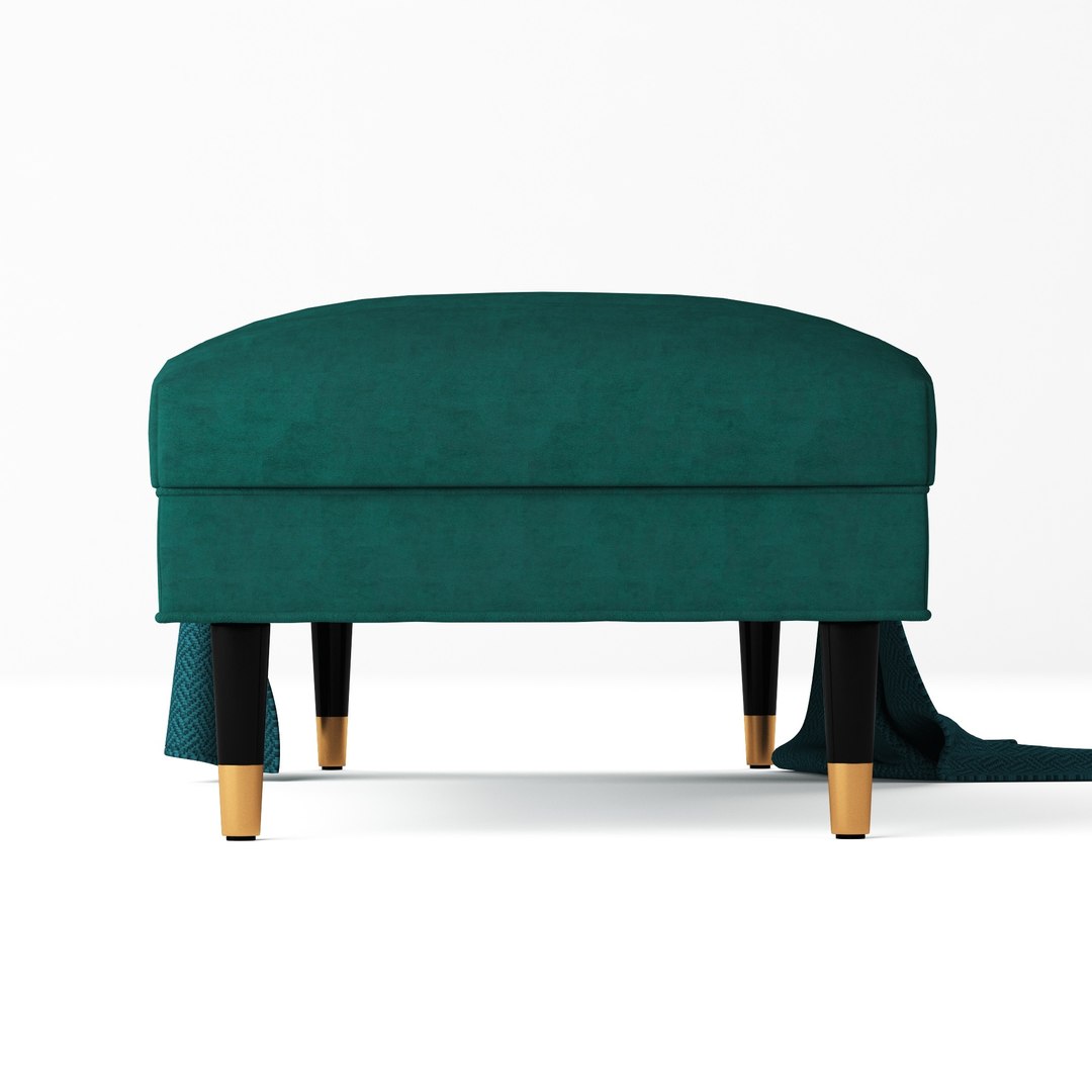 3D Evadine Ottoman Bench Model - TurboSquid 1517427