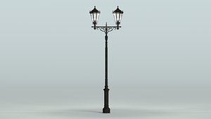 3D lamp post model - TurboSquid 1610368