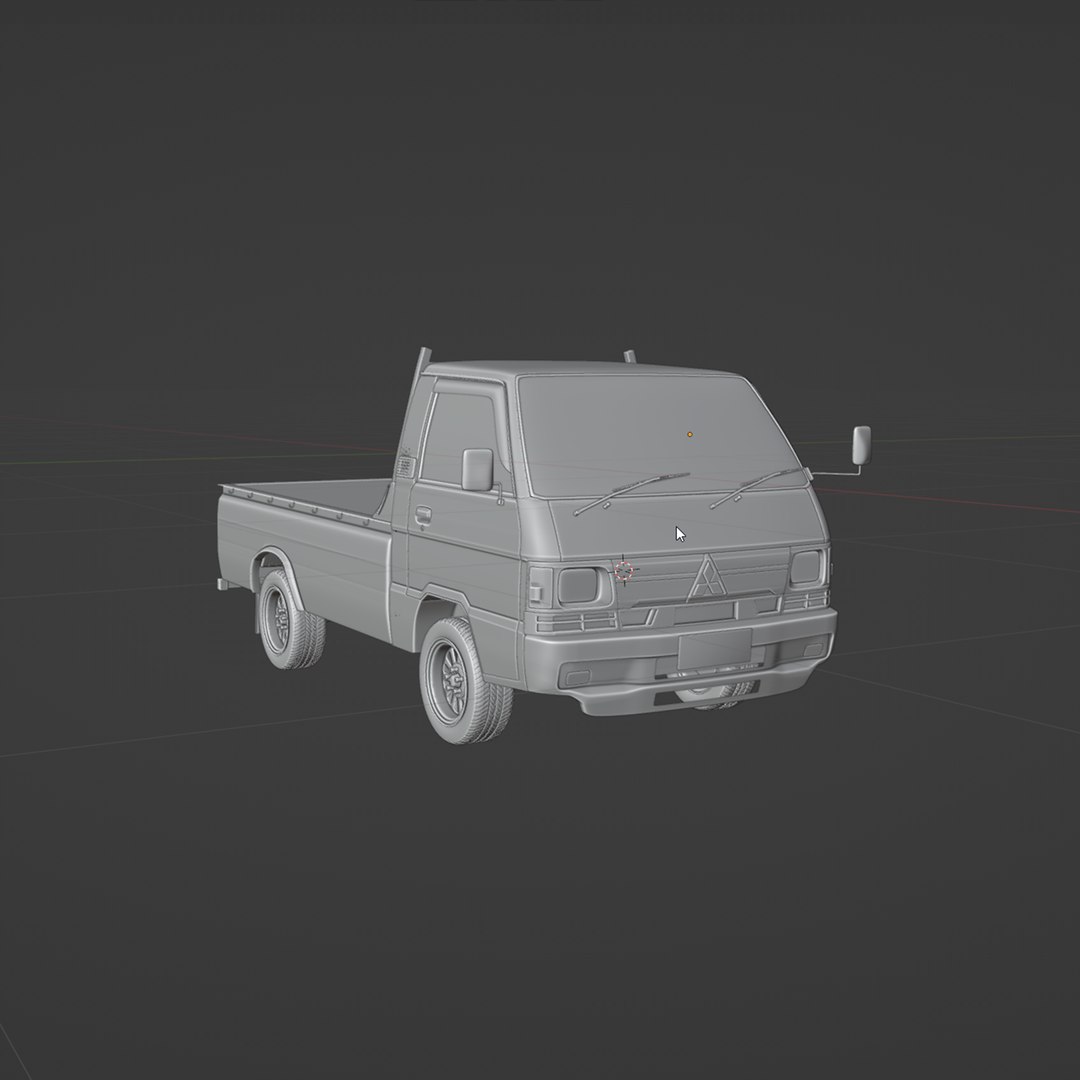 MITSUBISHI L300 PICK-UP 3D Model - TurboSquid 2113495
