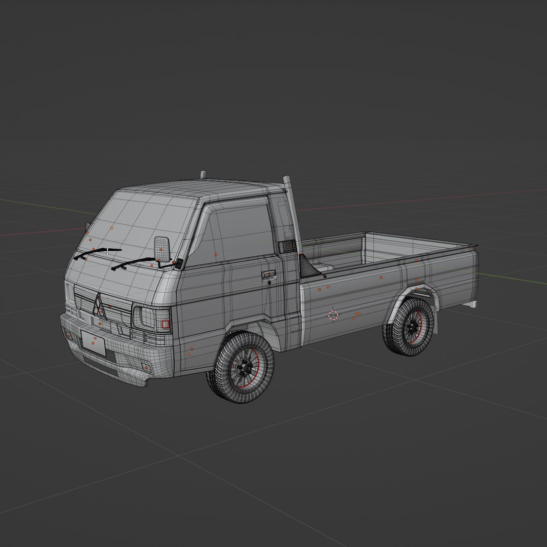 MITSUBISHI L300 PICK-UP 3D Model - TurboSquid 2113495
