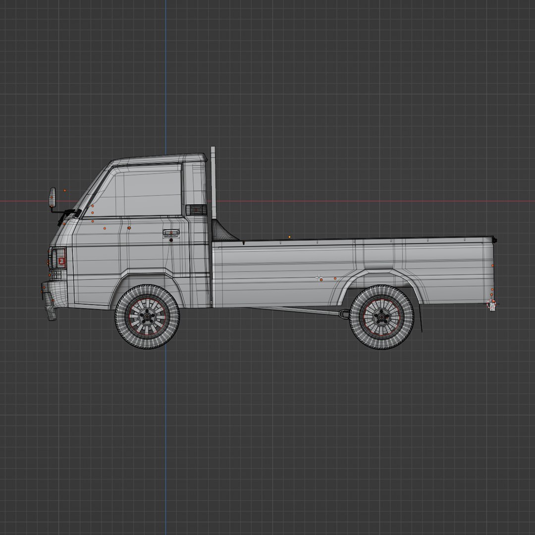 MITSUBISHI L300 PICK-UP 3D Model - TurboSquid 2113495