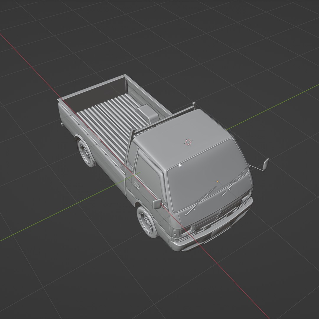 MITSUBISHI L300 PICK-UP 3D Model - TurboSquid 2113495