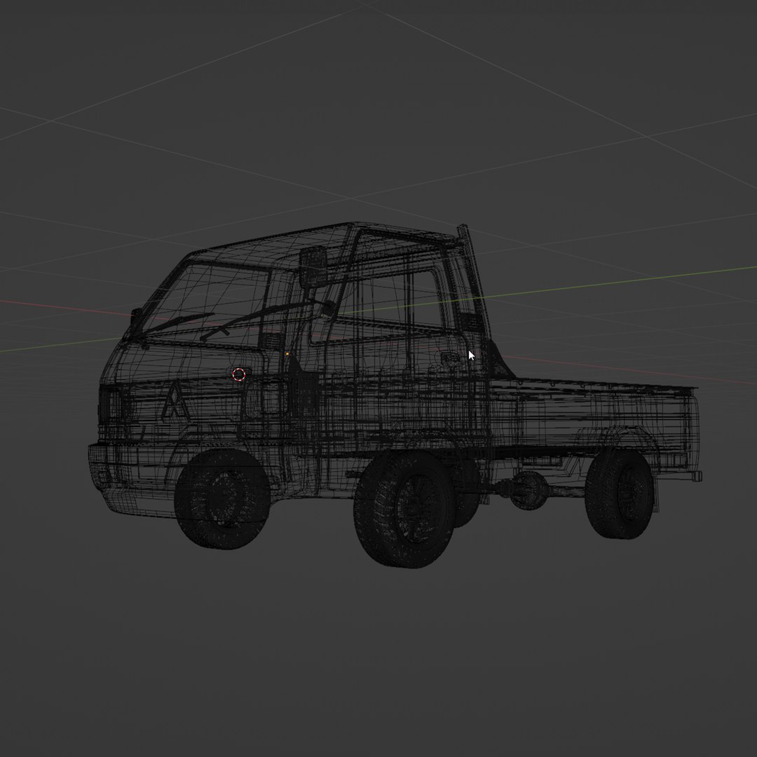 MITSUBISHI L300 PICK-UP 3D Model - TurboSquid 2113495