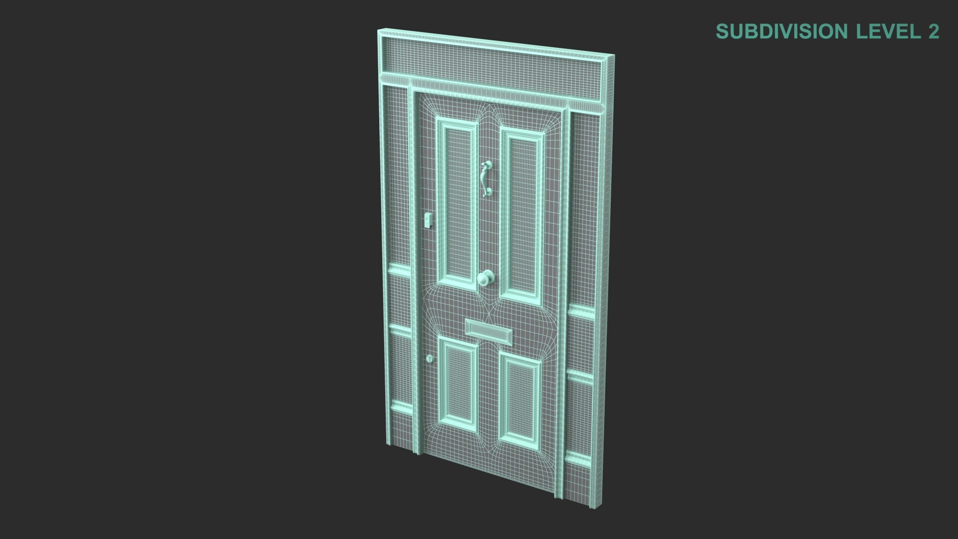 Exterior Door 3D model - TurboSquid 1862724
