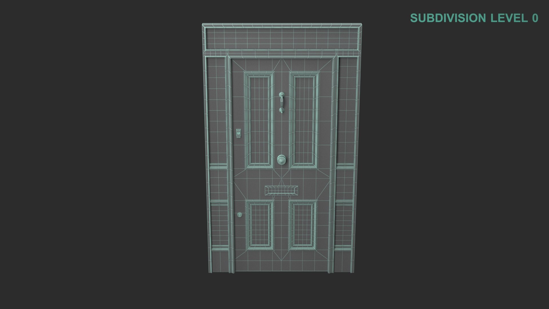 Exterior Door 3D model - TurboSquid 1862724