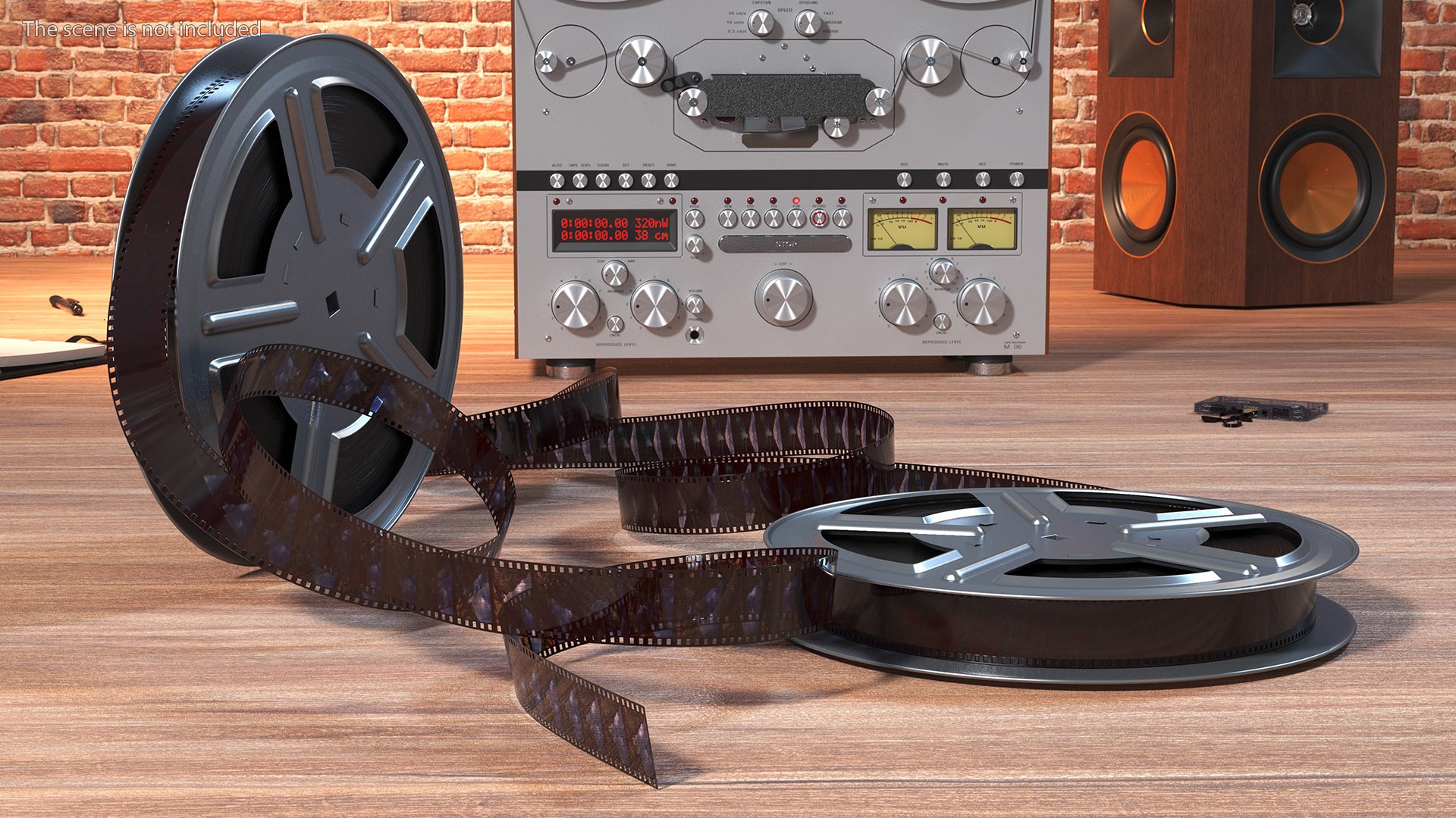 3D Color Video Film Reel Set - TurboSquid 2112265