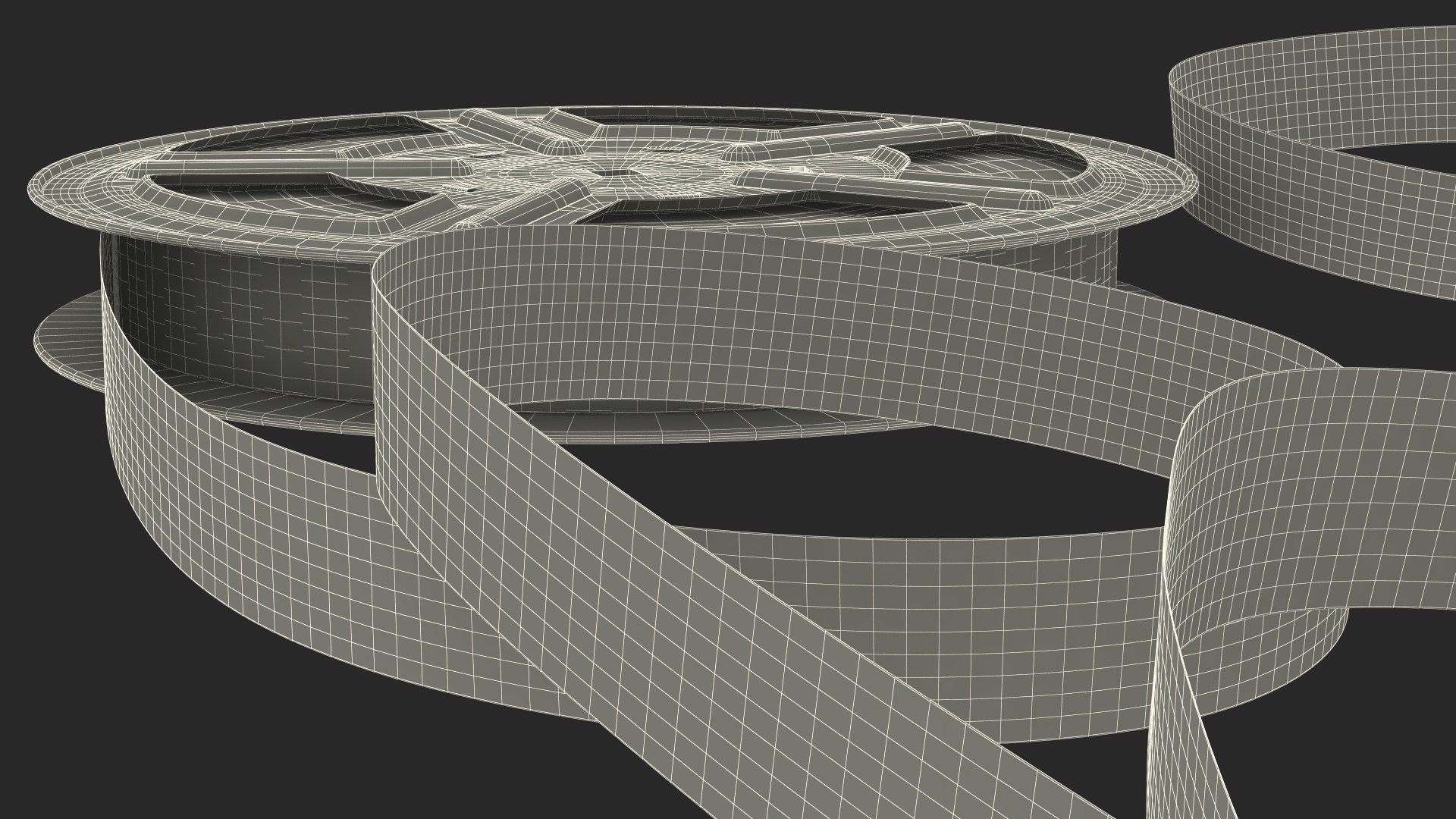 3D Color Video Film Reel Set - TurboSquid 2112265