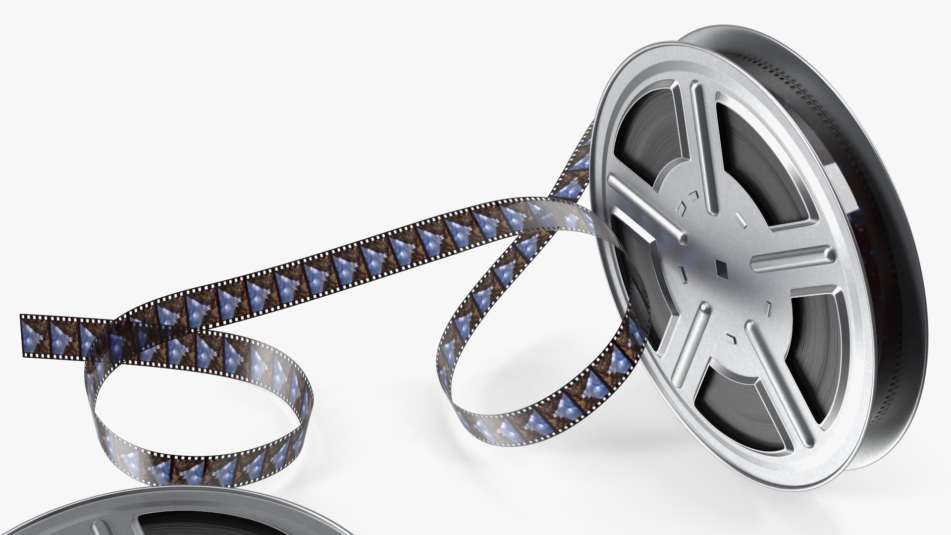 3D Color Video Film Reel Set - TurboSquid 2112265