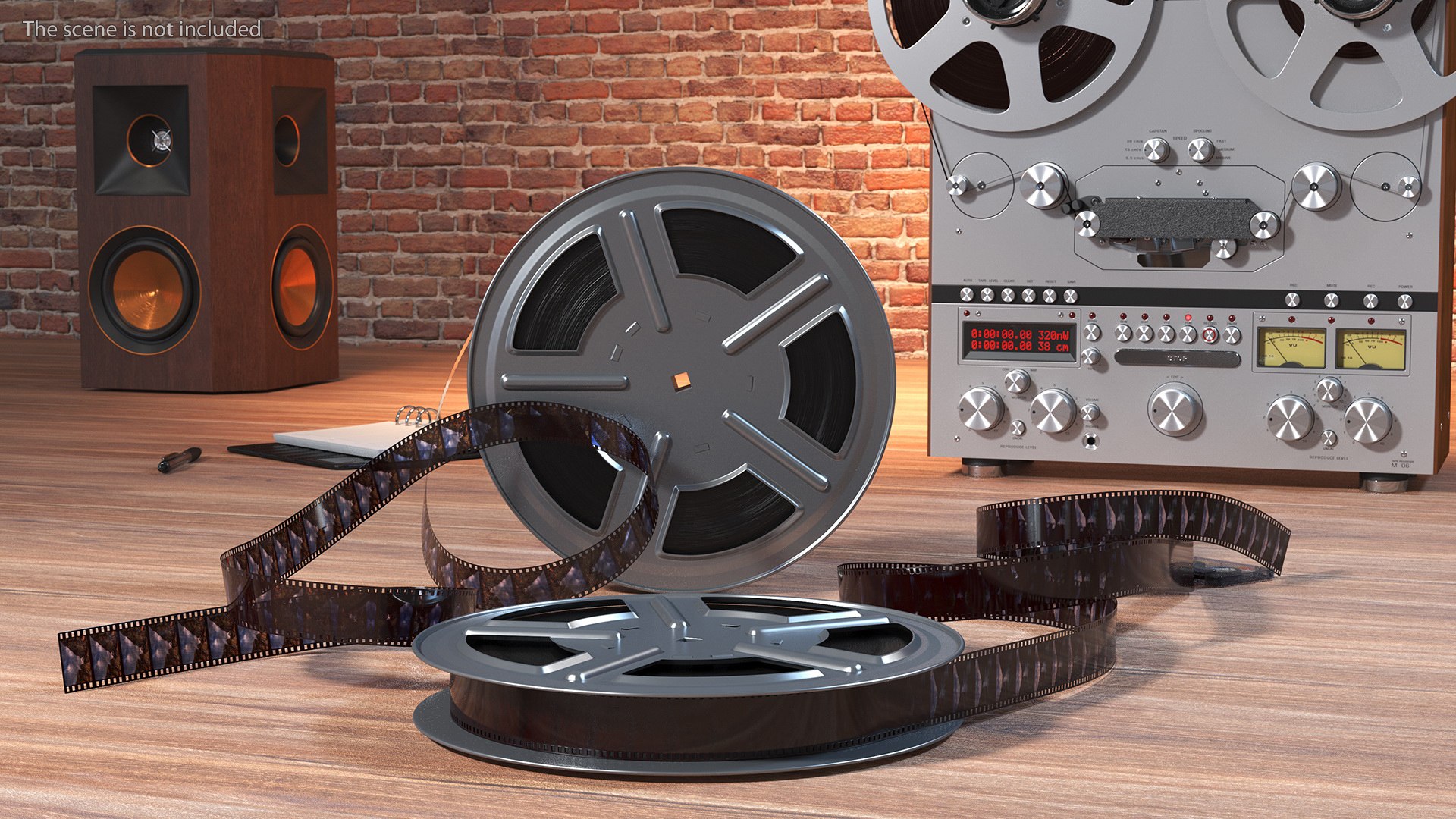 3D Color Video Film Reel Set - TurboSquid 2112265