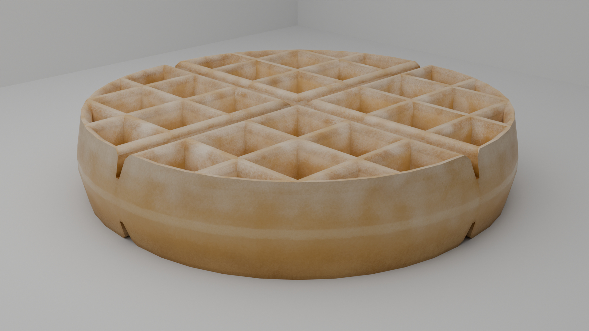 Free Waffle 3D - TurboSquid 2469799