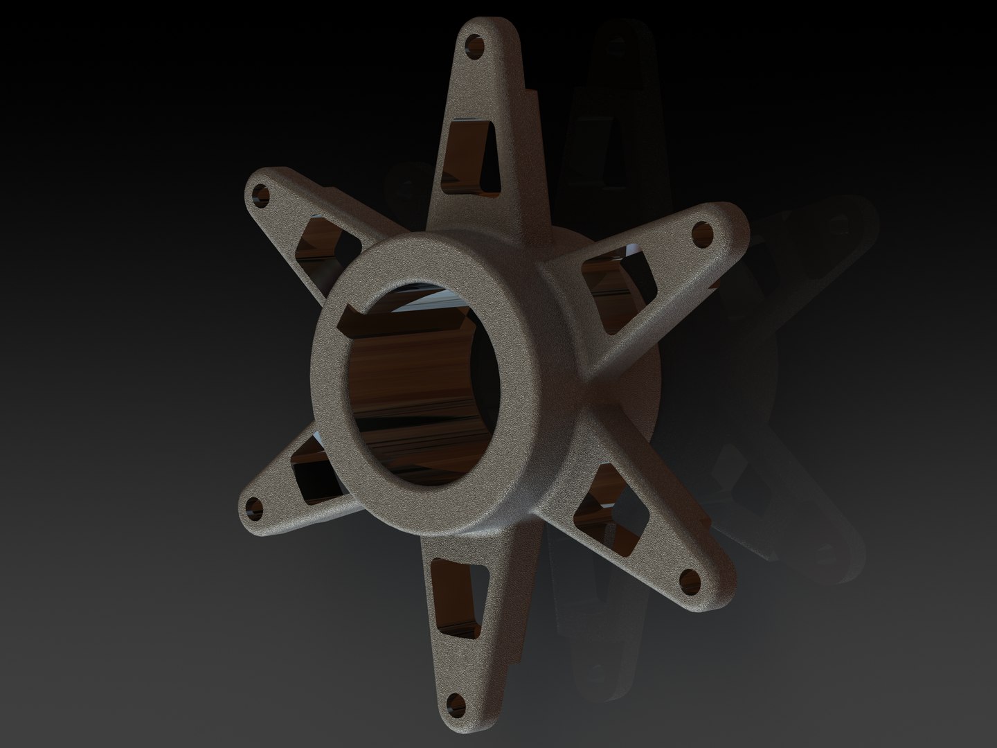 20 mm Kart Sprocket Support 3D model - TurboSquid 2160984