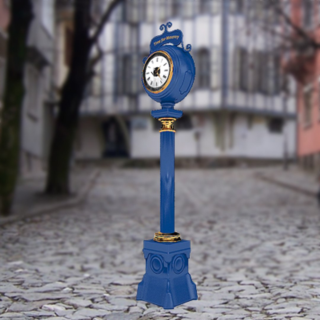 3d Seattle Masonic Clock