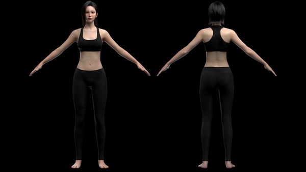modelo 3d Female02Rigged - TurboSquid 1990413