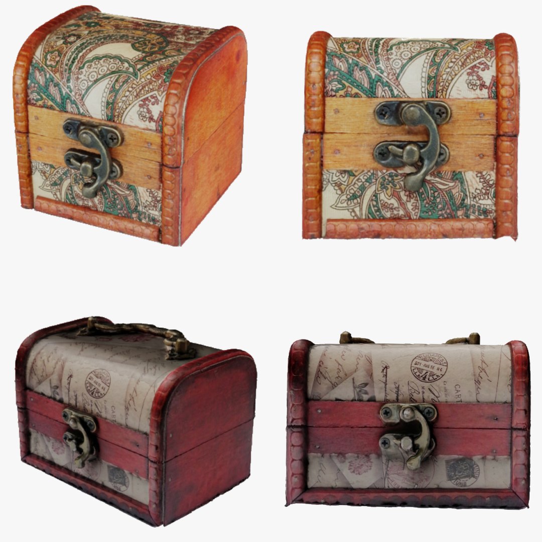 Mini Chest Duo Collection Bundle - Photogrammetry Model - TurboSquid ...