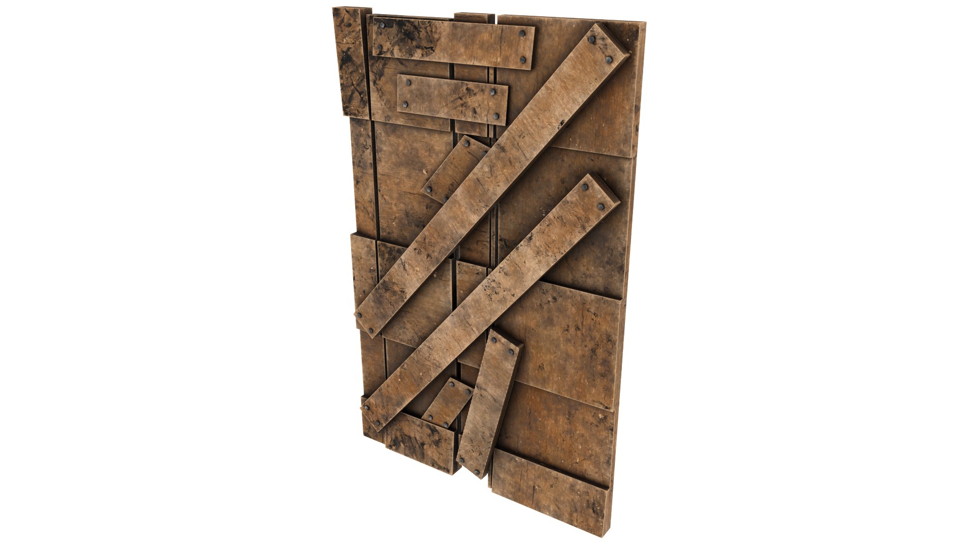 Medieval Wooden Wall - Low Poly 3D Model 3D Model - TurboSquid 2196605