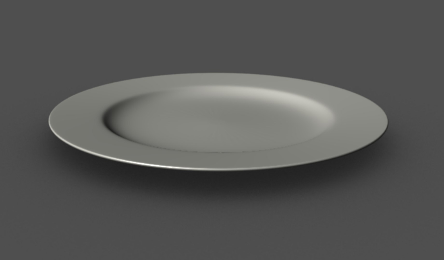 3D dish plate small model - TurboSquid 1664665