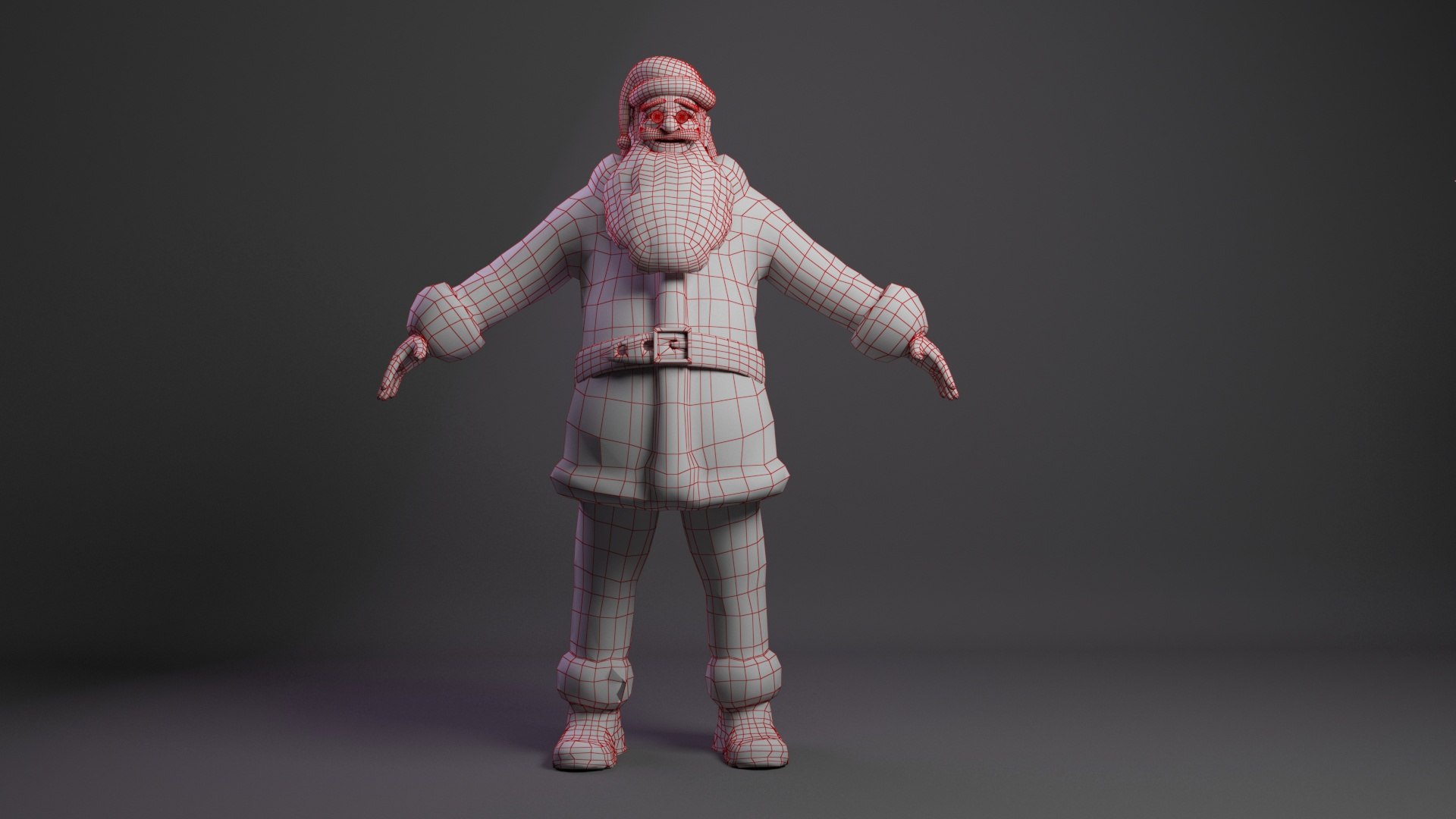 3D Cartoon Santa Claus Rig Model - TurboSquid 1479886