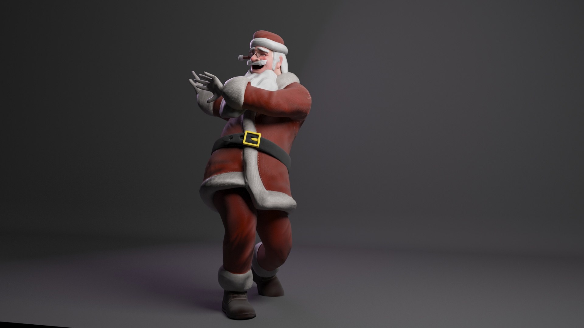 3D Cartoon Santa Claus Rig Model - TurboSquid 1479886