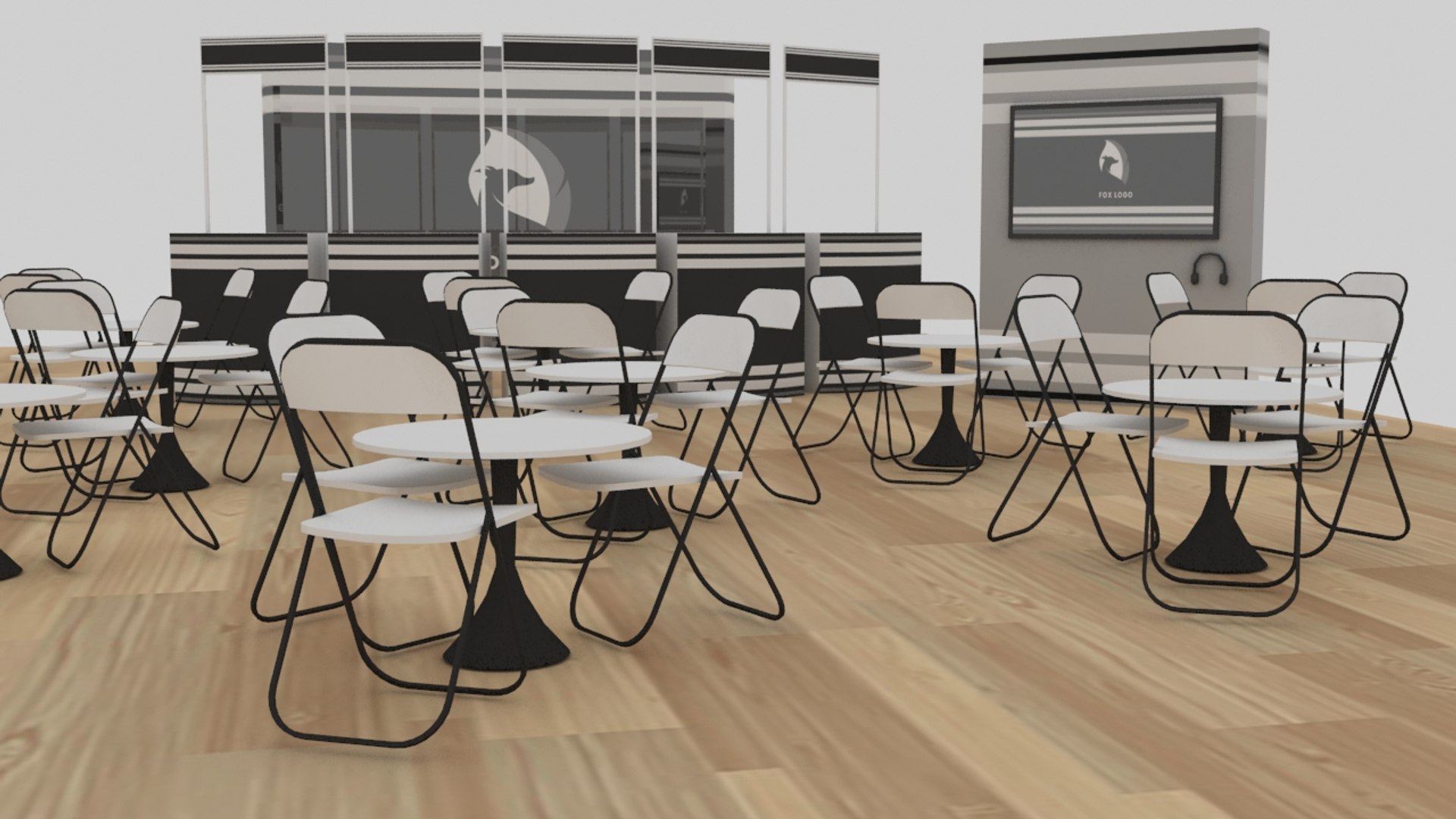 Exhibition Promotion Venue Layout 3D - TurboSquid 1534092