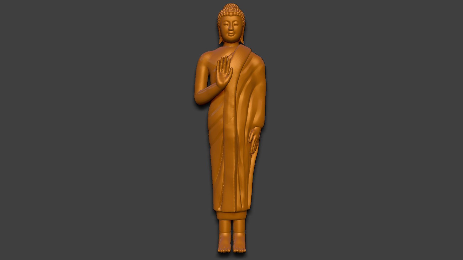 Buddha Asian Stand Action5 Model - TurboSquid 2310614