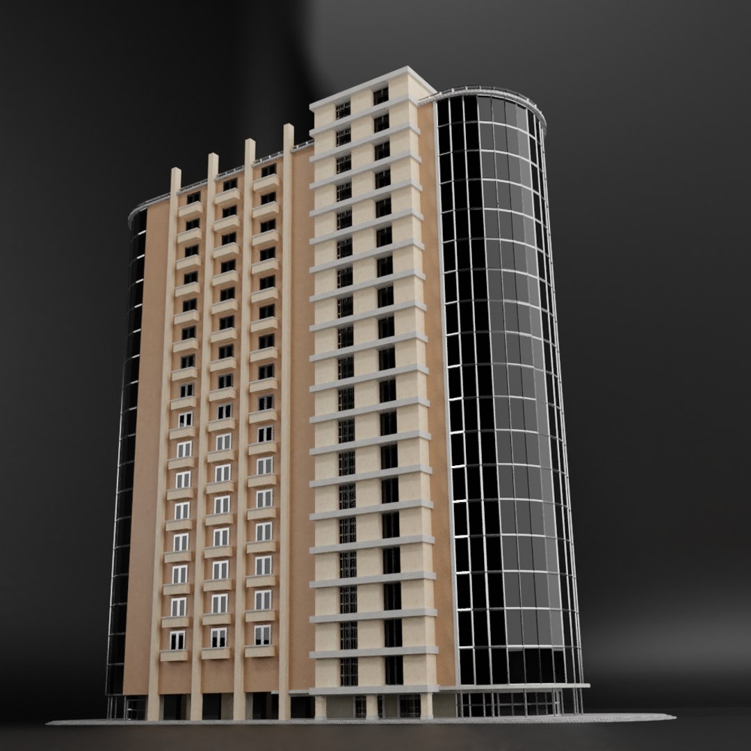 Modern Building Model - TurboSquid 1516585