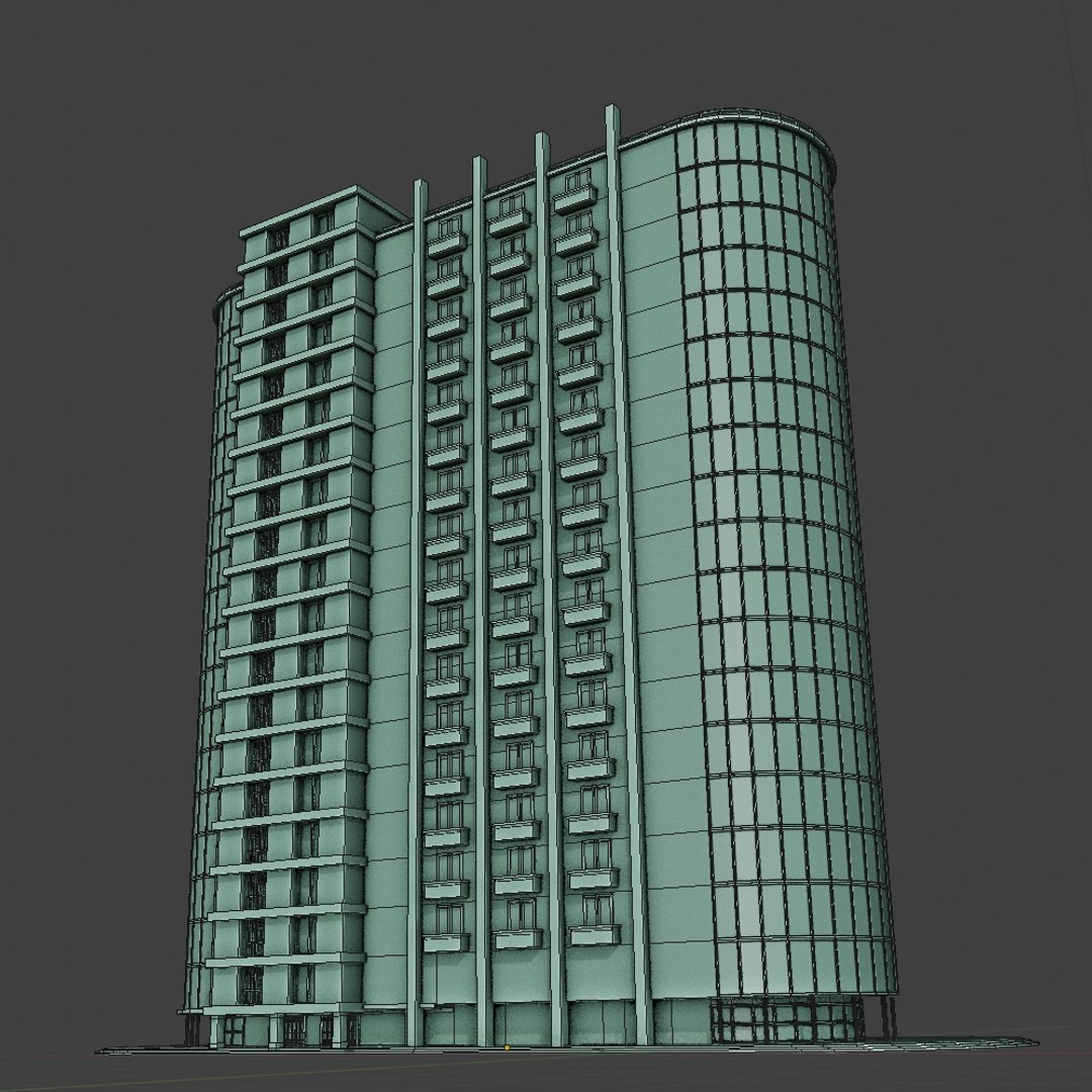 Modern Building Model - TurboSquid 1516585