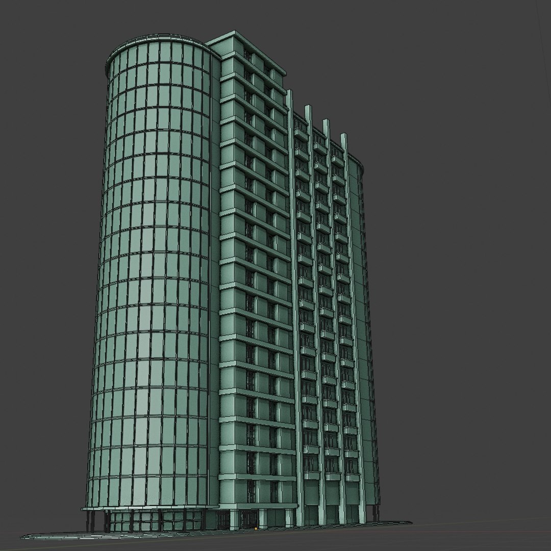 Modern Building Model - TurboSquid 1516585