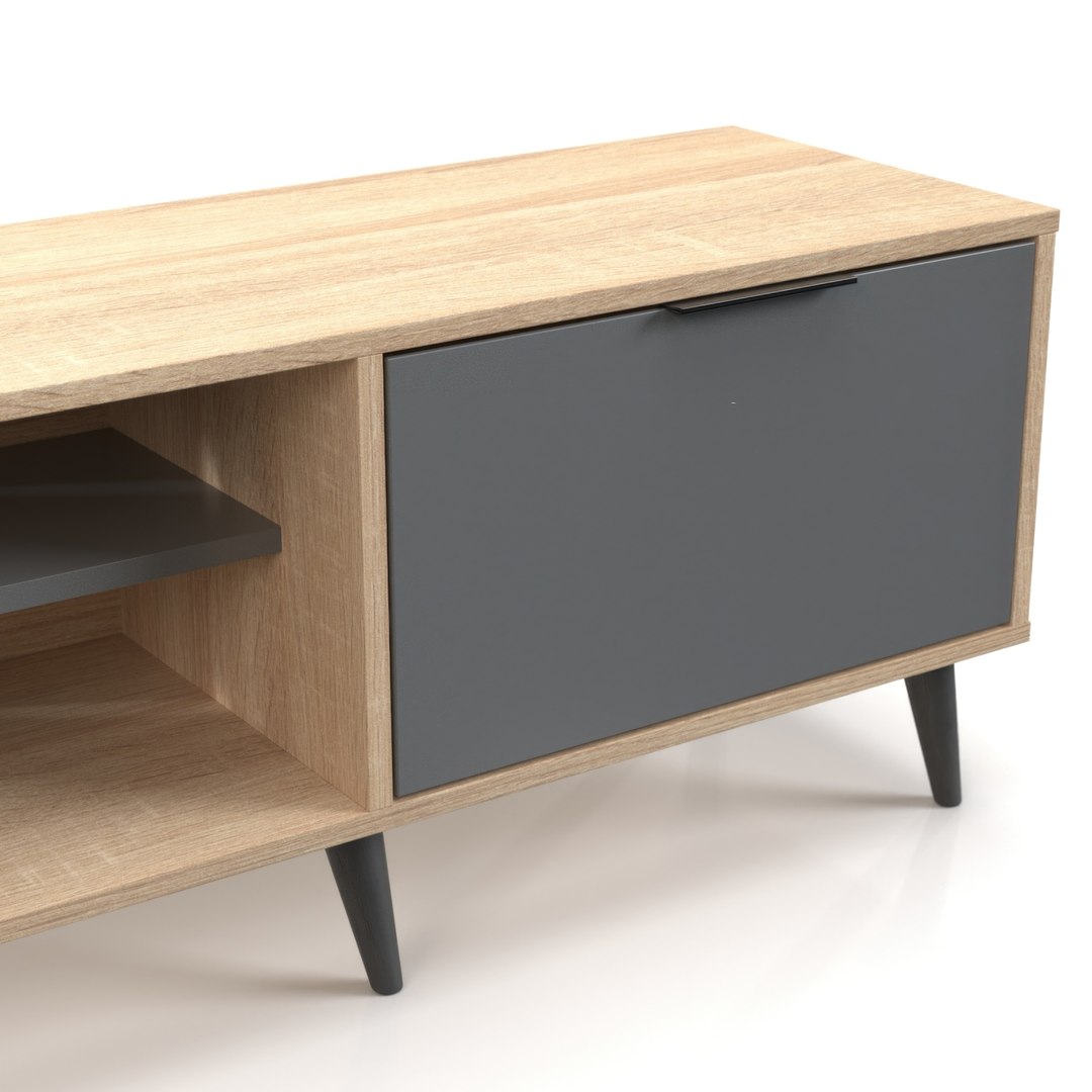 3D Multi Color 71in Wide Tv Bench - TurboSquid 2227694