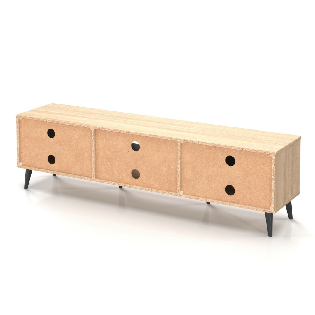 3D Multi Color 71in Wide Tv Bench - TurboSquid 2227694