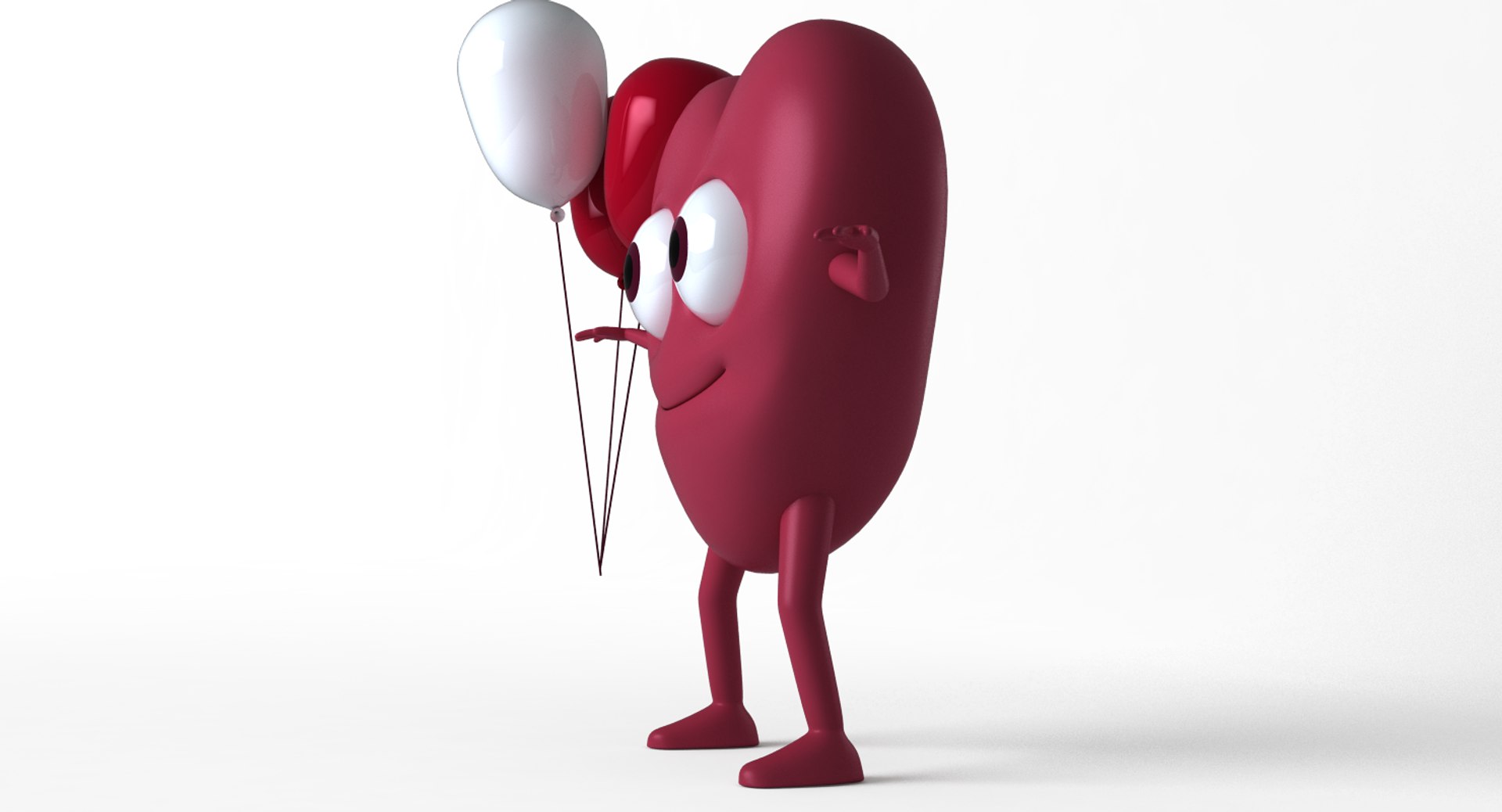 Cartoon heart 3D model - TurboSquid 1383754